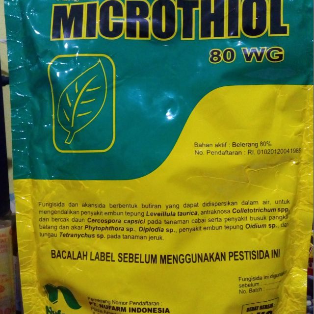Fungicide dan Pesticide MICROTHIOL 80WG 1Kg | Shopee Malaysia