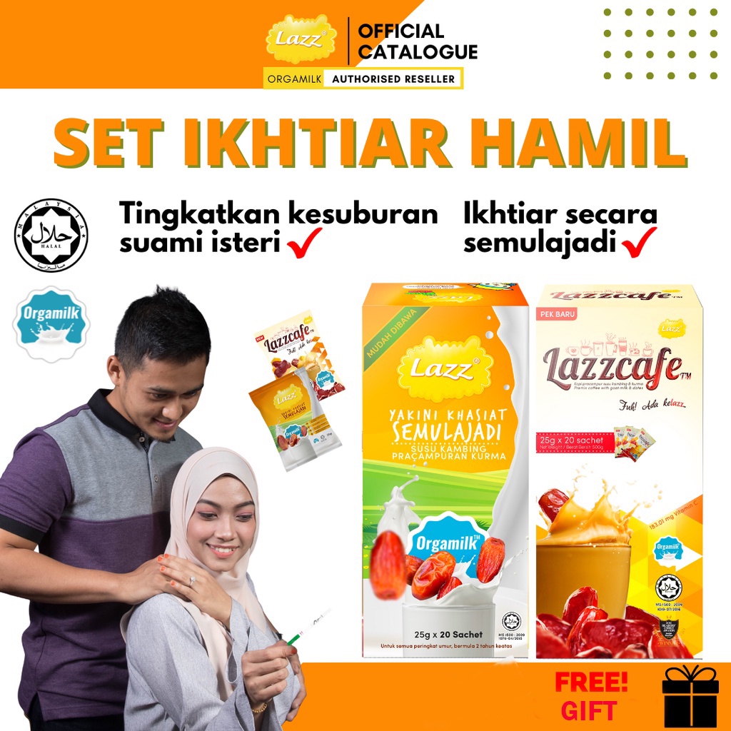 Lazz Susu Kambing Set Ikhtiar Hamil | Shopee Malaysia