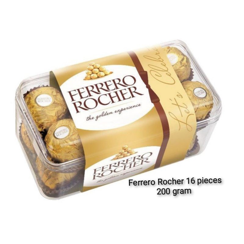 Ferrero Rocher Classic T16 pieces in Box (200g) | Shopee Malaysia