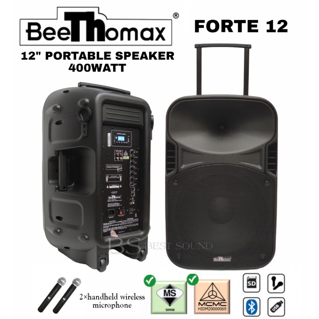 BEETHOMAX Forte 12 Portable AC/DC Speaker ( SE BIJI ) | Shopee Malaysia