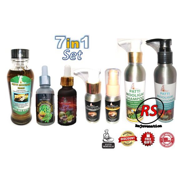 Patti Mooligai Hair Oil ,Hair Shampoo, Hair Conditioner, Scalp Serum ...