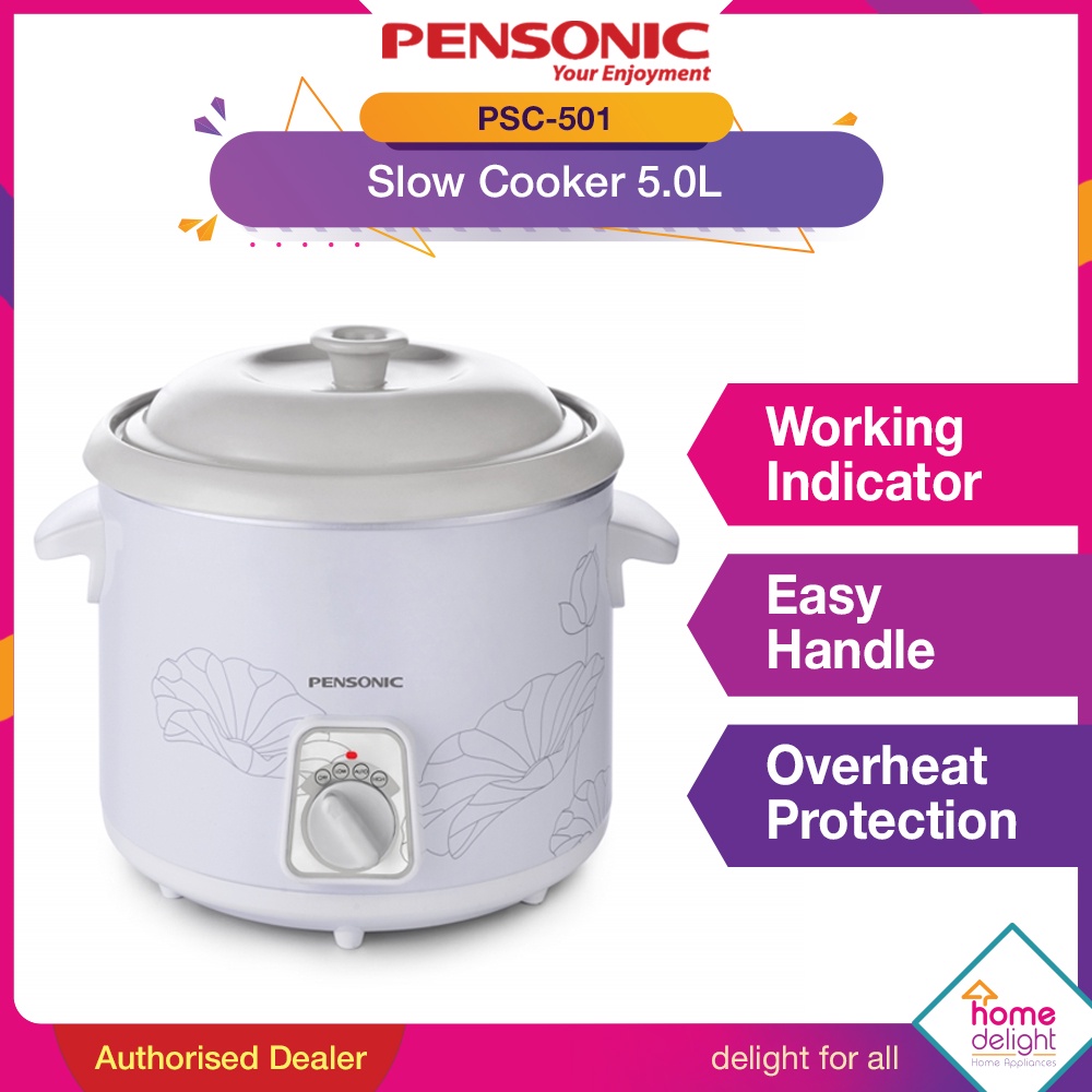 Pensonic Slow Cooker 1L / 3L / 5L [ PSC-101 / PSC-301 / PSC501 ...