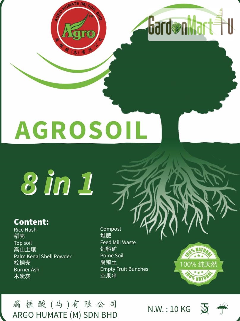 10KG Tanah Tanaman Baja Hitam Organik SoilPro Pokok Bunga Sayur Organic ...