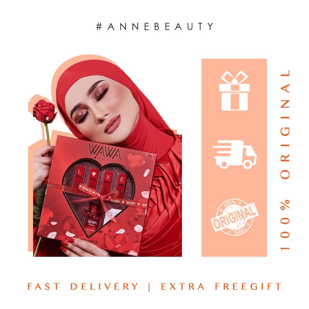 WAWA COSMETICS LIPMATTE LOVE EDITION | Shopee Malaysia