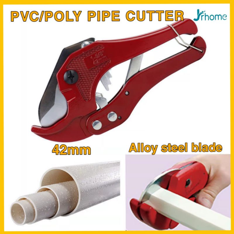 42mm Poly PVC Pipe Cutter Snips Cutting Quqlity Assured|Gunting Pipe ...