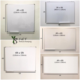 White board Size 2x3 3x4 4x4 4x5 4x6 4x8 Magnetic WhiteBoard 1.5x2ft ...
