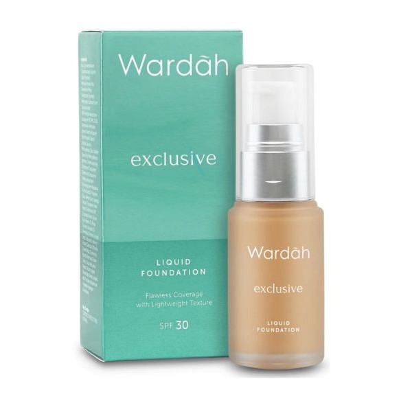 Wardah Exclusive Liquid Foundation SPF 30 20ml | Shopee Malaysia