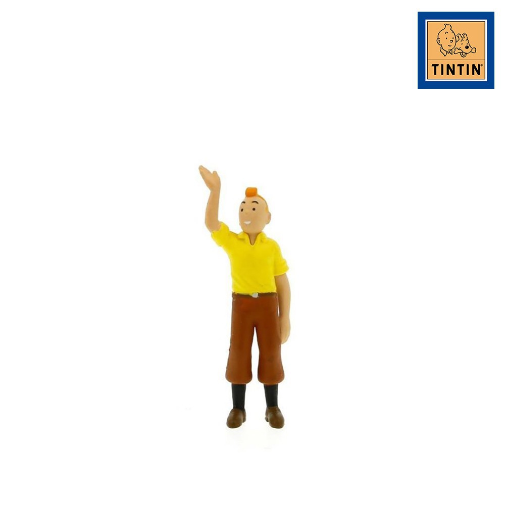 Tintin Collectible PVC Plastic Figurine: Tintin Welcomes (Small ...