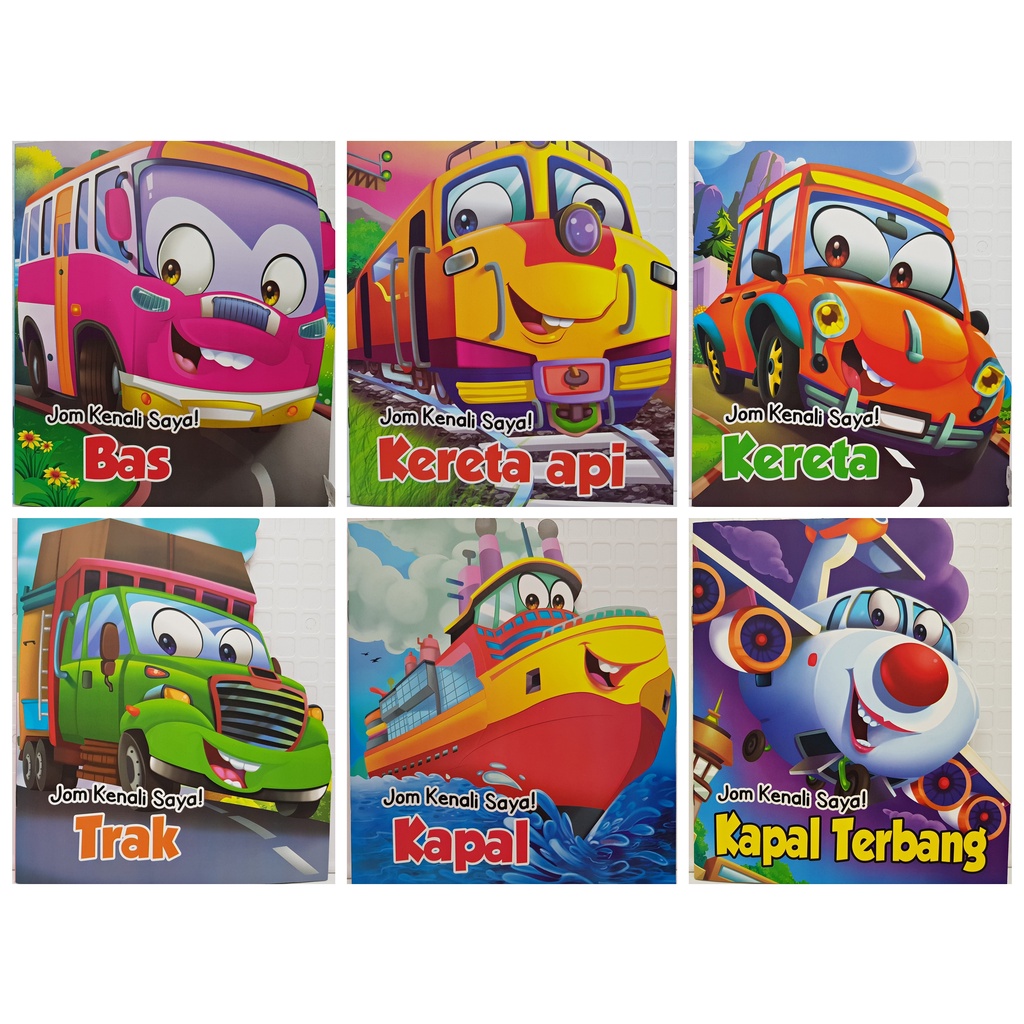 [MIND TO MIND]2022 Buku Cerita - Jom Kenali Saya! Bas / Kereta api ...