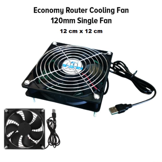 12cm x 12cm Single Cooling Fan External Cooler Stand For Router / Modem ...