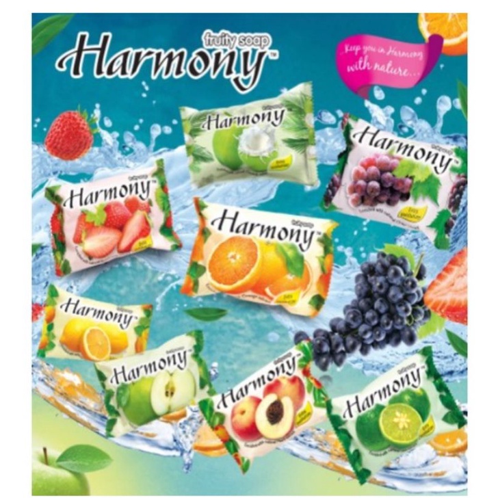 Harmony Soap Bar 70gr Contents 12 pcs | Shopee Malaysia
