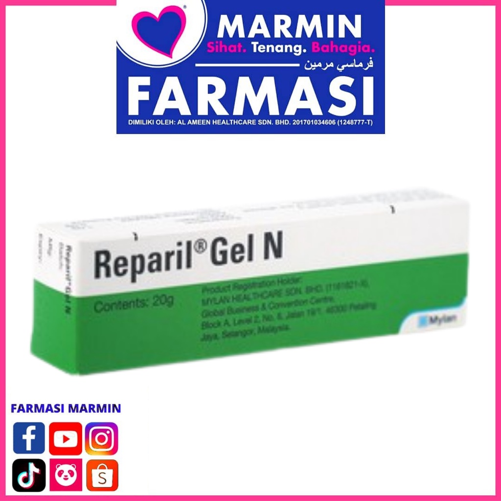 REPARIL GEL N 20G (For Swelling & Bruises) | Shopee Malaysia