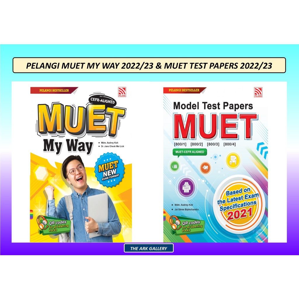 [TAG] NEW!! PELANGI MUET MY WAY & MUET TEST PAPERS 2022/2023 | Shopee ...