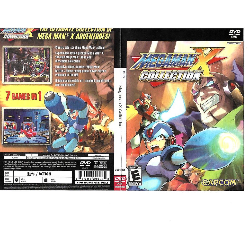 Ps2 Game - Megaman X Collection | Shopee Malaysia
