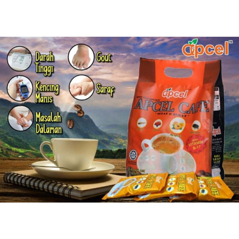 Apcel Cafe (minuman tambah tenaga) | Shopee Malaysia