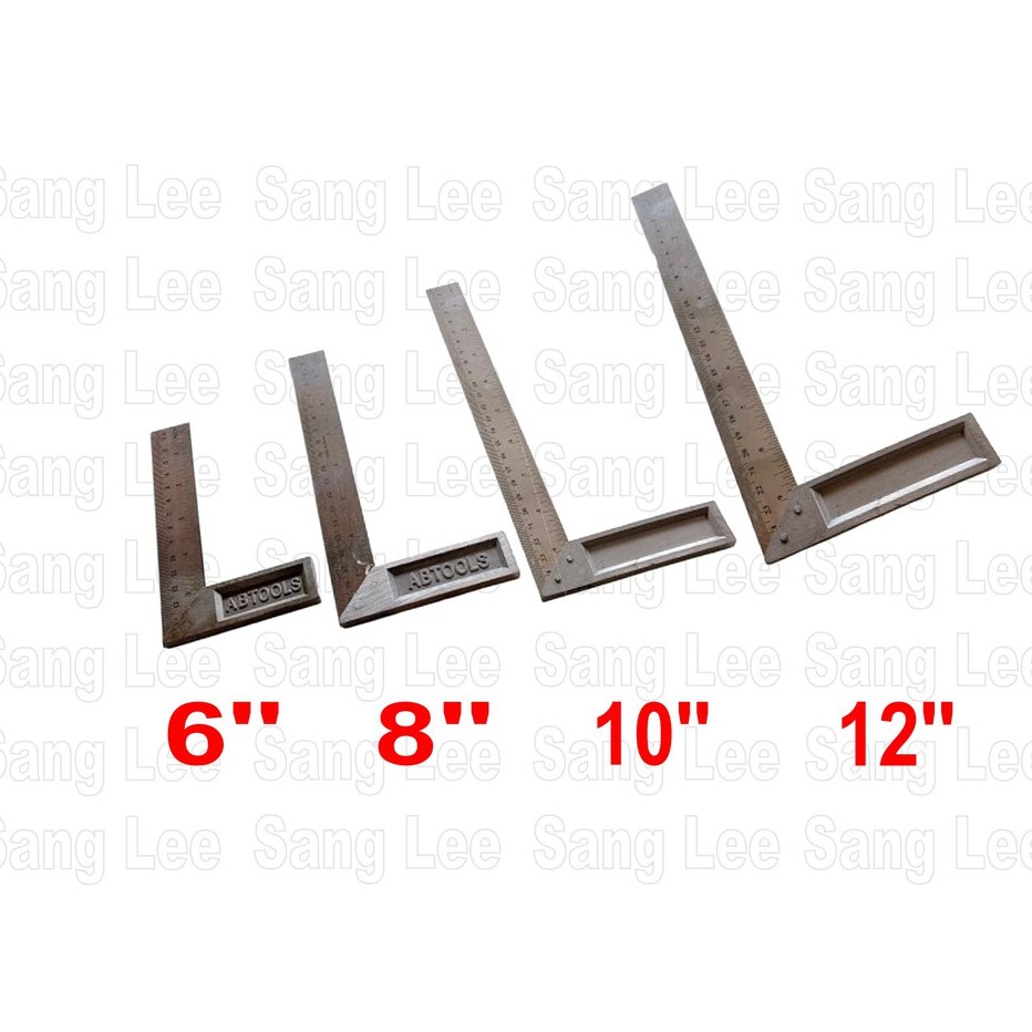 L Shape 90 degree Stainless Steel Angle Ruler Pembaris Besi Angle ...