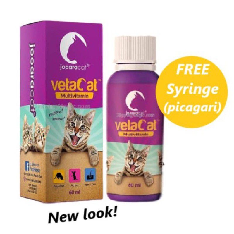 VetaCat Multivitamin Syrup For Cat 60ml (Multivitamin Untuk Kucing ...