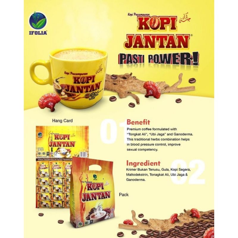 KOPI JANTAN IFOLIA 100% ORIGINAL | Shopee Malaysia