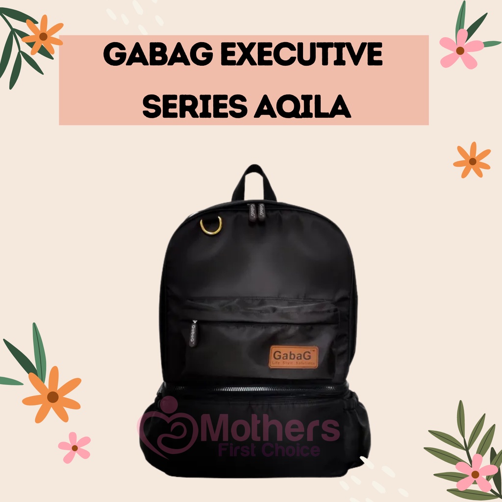 ORIGINAL READY STOCK - GABAG AQILA - Backpack executive series 2IN1 ...