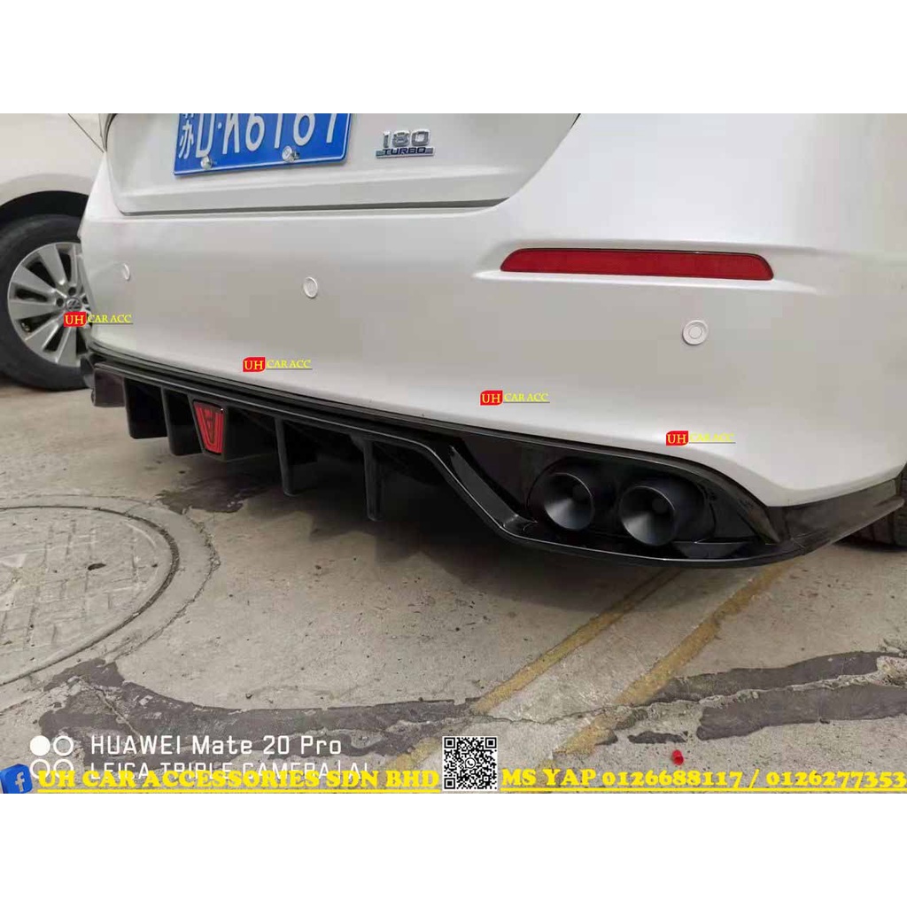 HONDA CIVIC FE 2022 FRONT SIDE REAR DIFFUSER LIP LIPS BODYKIT SKIRT ...
