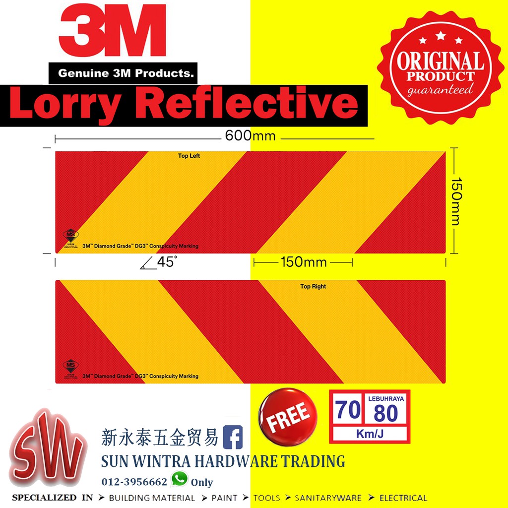 Reflective Sticker Malaysia is rated the best in 01/2025 - BeeCost