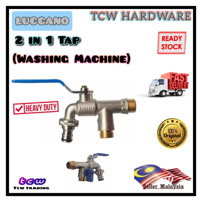 WASHING MACHINE PIPE 2 in 1 (KEPALA PAIP TWO WAY MESIN BASUH) | Shopee ...
