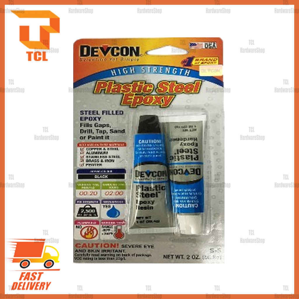 DEVCON S-5 PLASTIC STEEL EPOXY (56.8G) | Shopee Malaysia
