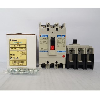 TERASAKI MCCB 15-100A 15A 20A 30A 40A 50A 60A 75A 100A 10KA 16KA 25KA 40KA 65KA 3POLE TEMBREAK 2 ...