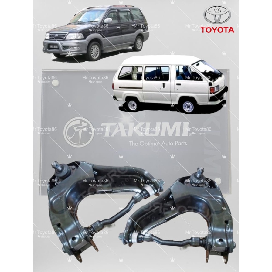 Toyota Unser Liteace KM36 TAKUMI Front(depan) Upper Arm (With Ball ...