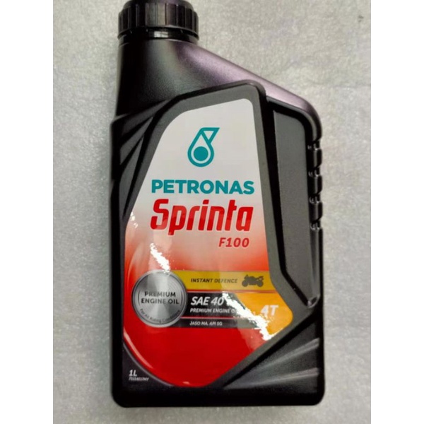 Petronas SRINTA 4T F100 SAE40 Premium Engine Oil(1liter) 100% ORIGINAL | Shopee Malaysia