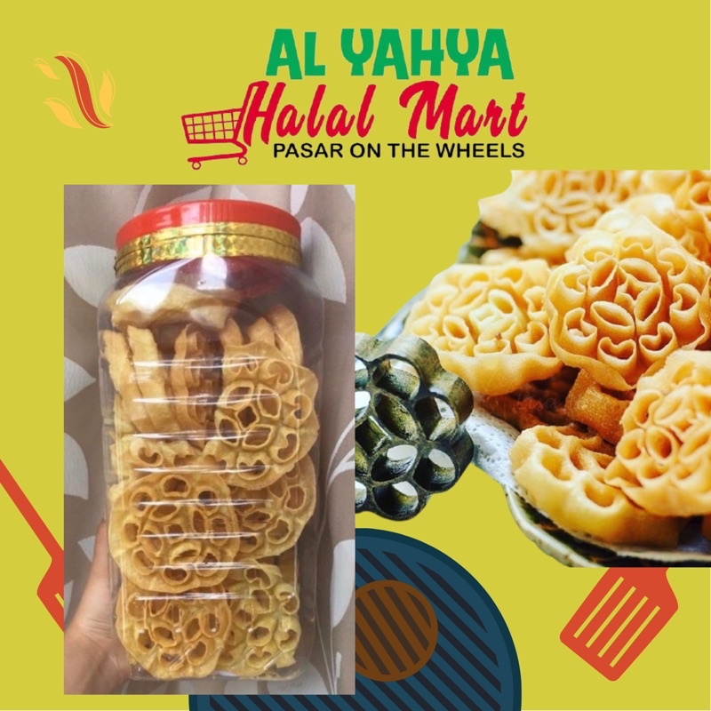 KUIH ROSE SEDAP|KUIH ROSE GOYANG|KUIH ROSE VIRAL | Shopee Malaysia