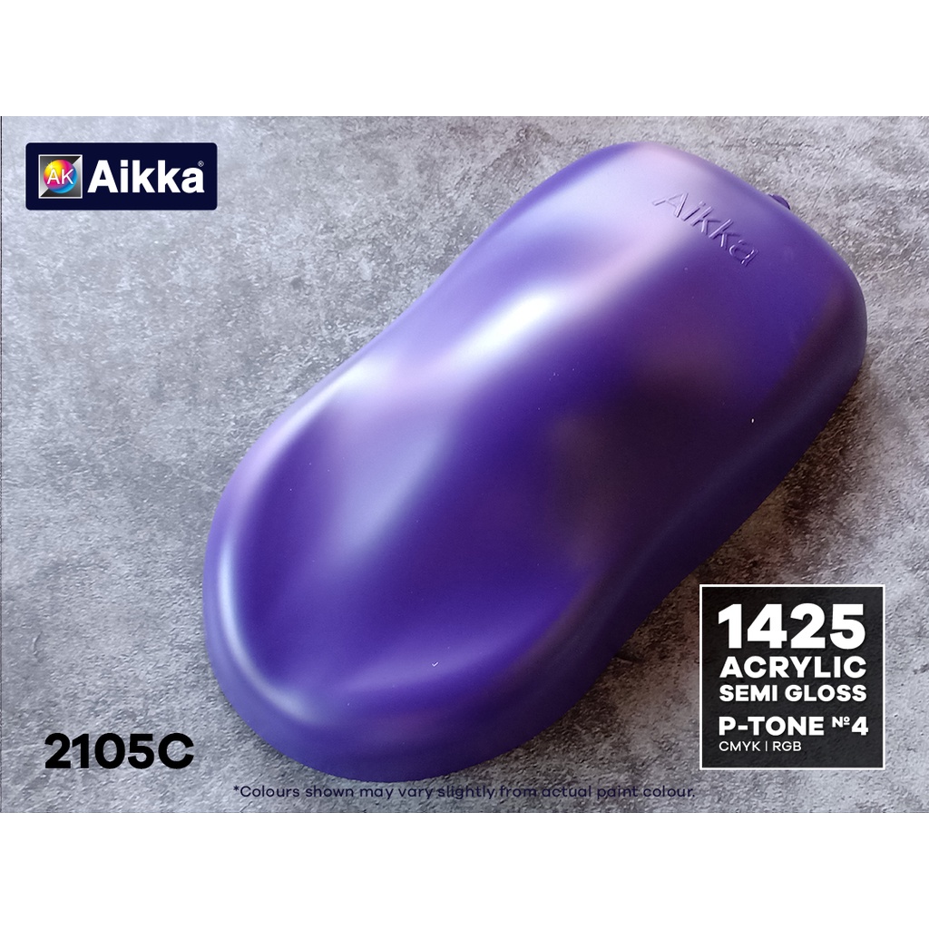 AIKKA Paint PANTONE Colour 2105C / 1425 ACRYLIC SEMI GLOSS PAINT ...