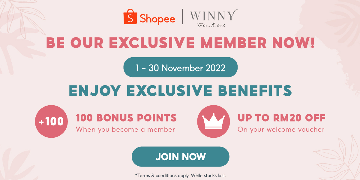 WINNY Official Store Online, December 2022 | Shopee Malaysia