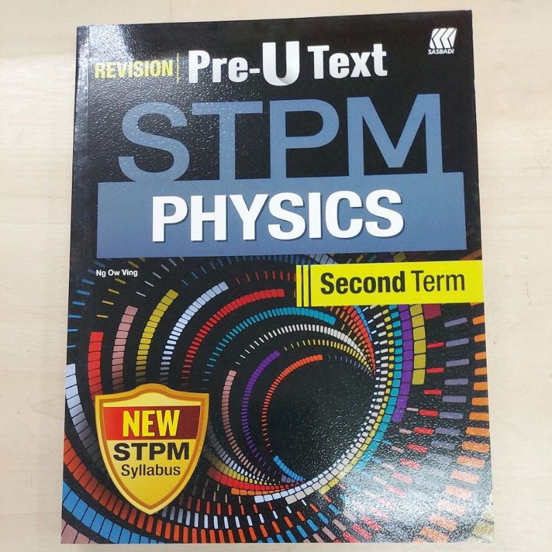 [Sasbadi] Revision STPM Pre-U Text - Physics (Semester 2) | Shopee Malaysia