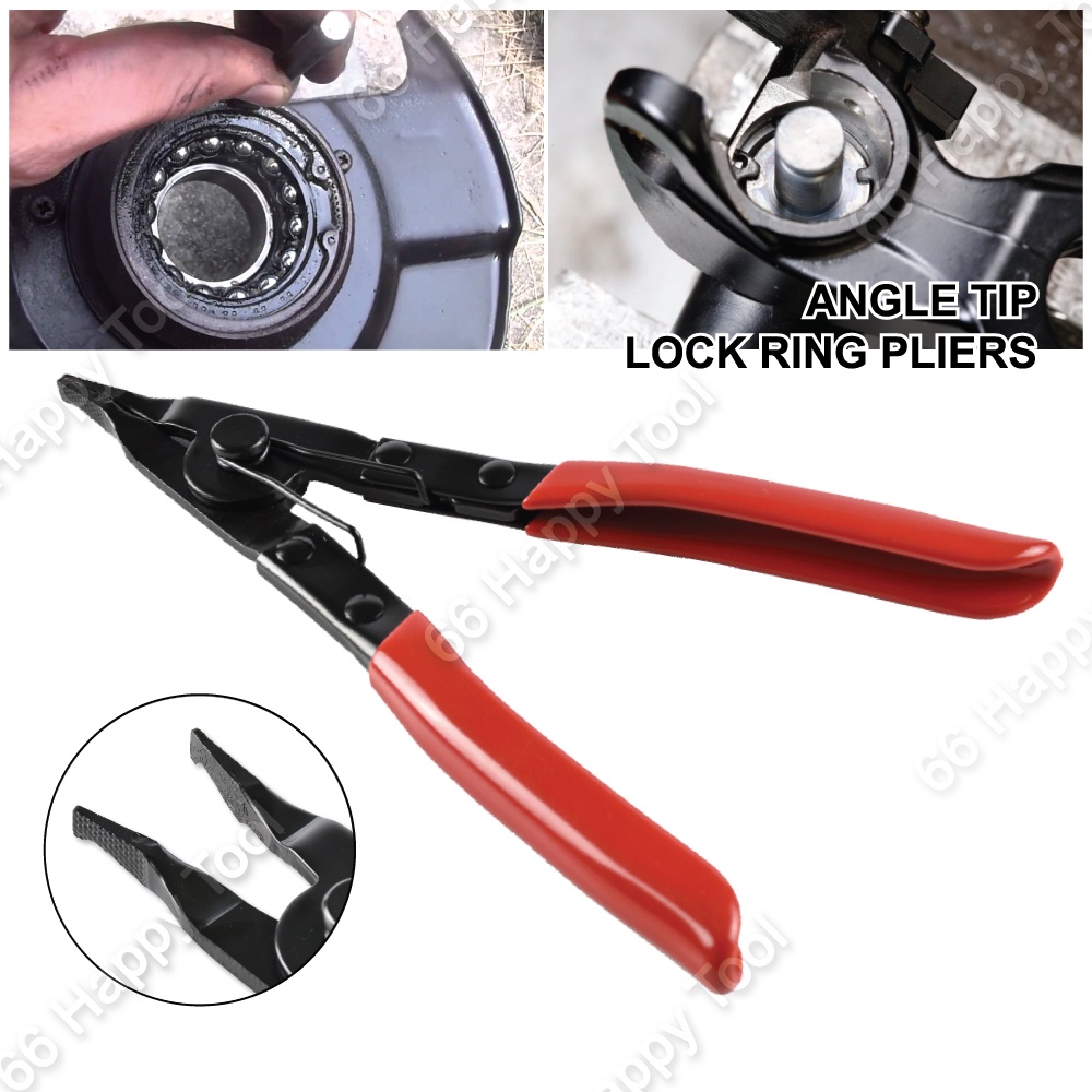 Angle Tip Lock Ring Pliers Automotive Spread Snap Rings Spring Circlip ...