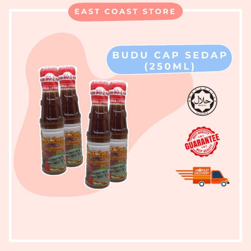 BUDU CAP SEDAP NO 1 DI KELATE / SOS PENCICAH IKAN BILIS (190ml/250ml ...