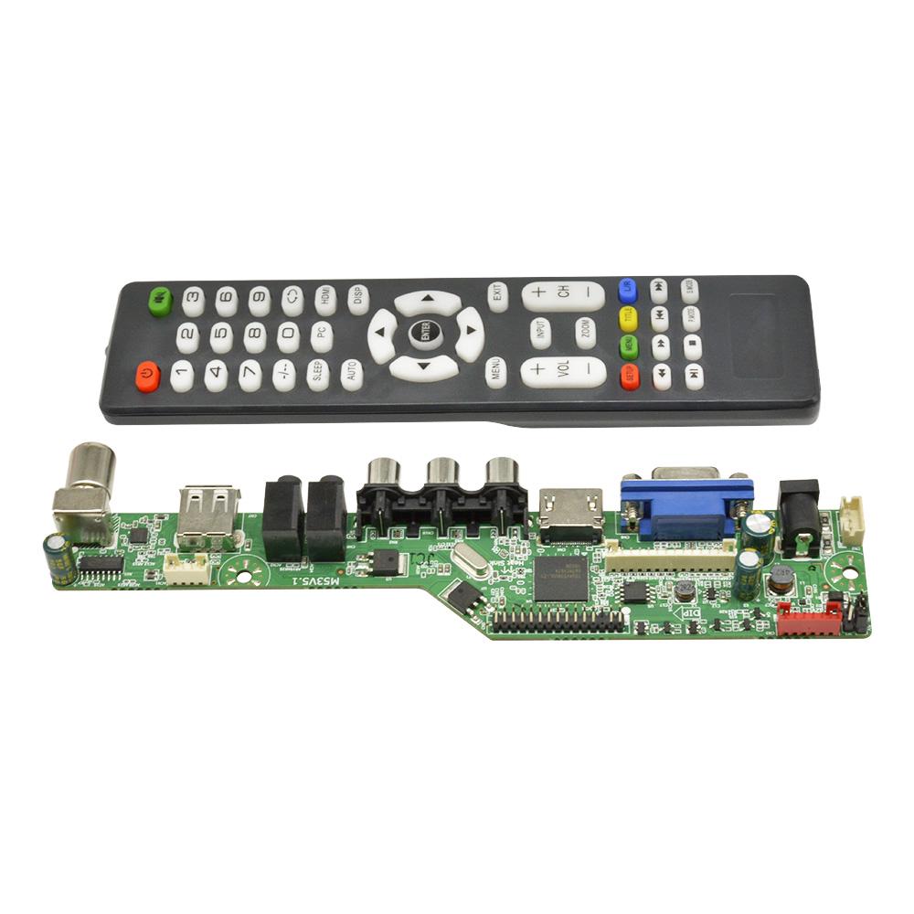 NEW V53 Universal LCD TV Controller Board TV Motherboard VGA/HDMI/AV/TV ...