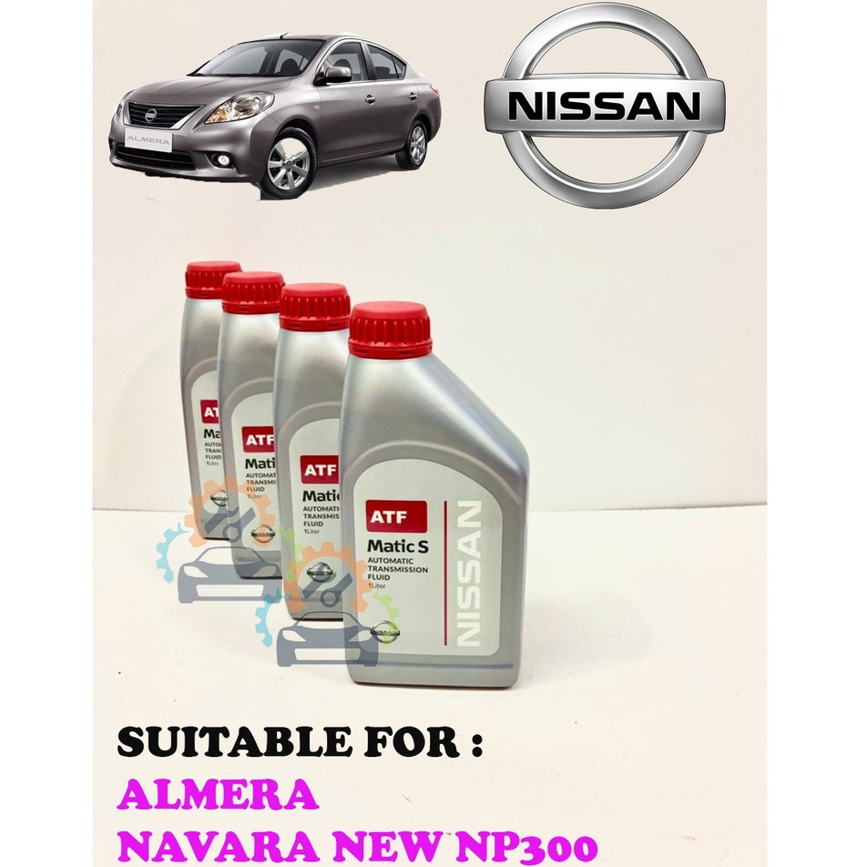 Nissan ATF Matic-S KLE24-00001 1L Auto Transmission Fluid Almera Navara ...