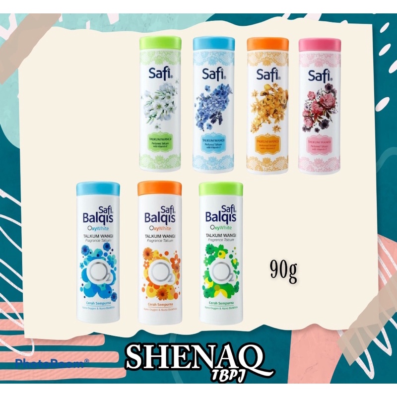 SAFI TALC/SAFI BALQIS TALC/BEDAK BADAN/BEDAK WANGI/TALKUM WANGI/WANGIAN ...