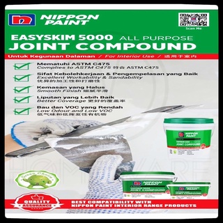 Nippon Paint Easyskim 5000 All Purpose Joint Compound | Shopee Malaysia