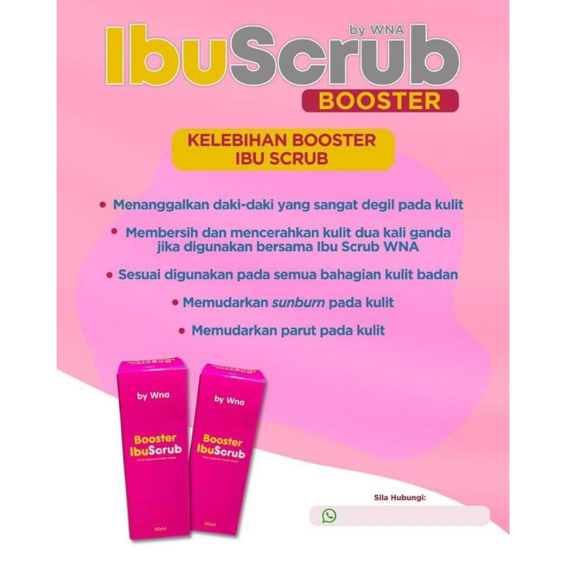 ORIGINAL IBU SCRUB BOOSTER WNA | Shopee Malaysia