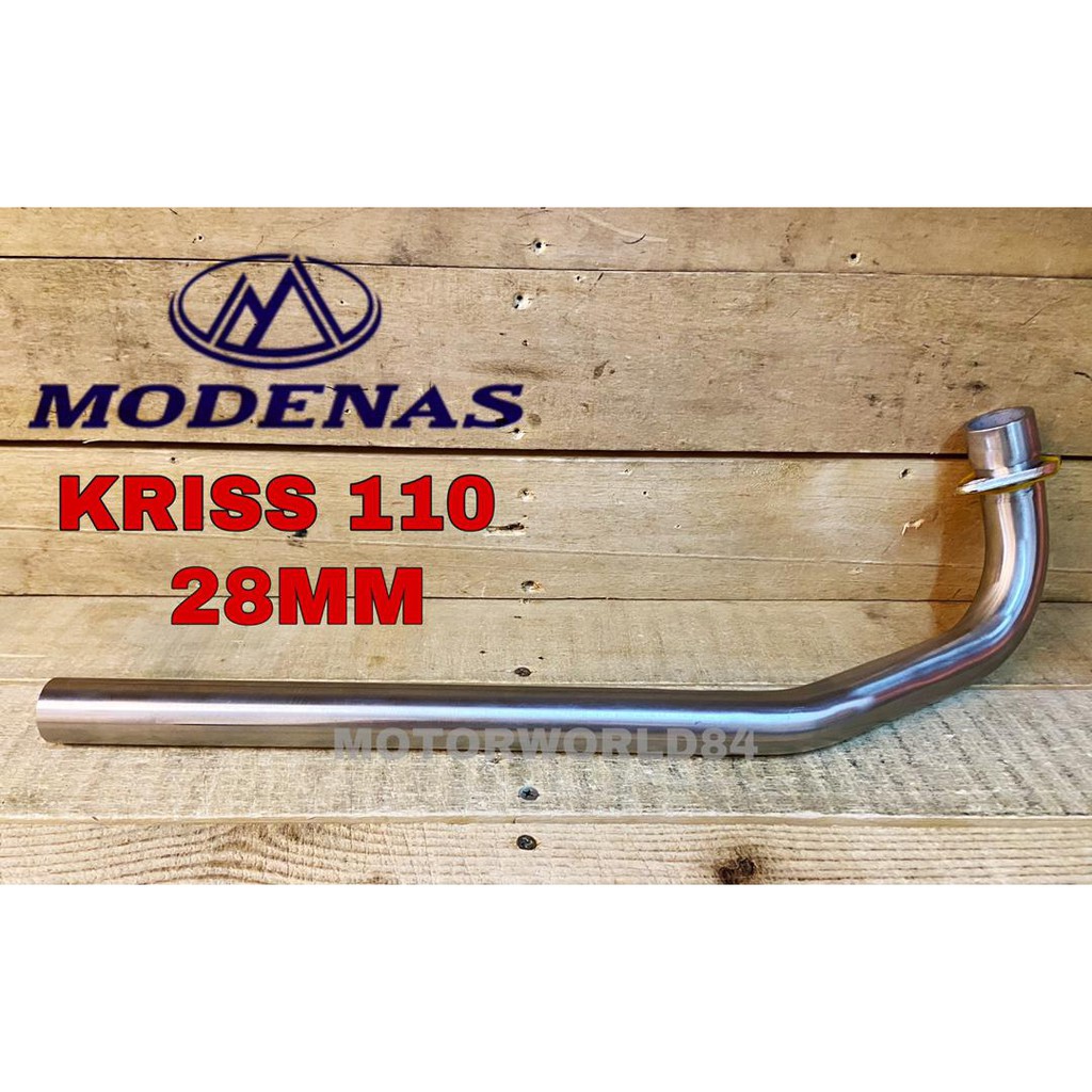 MANIFOLD STAINLESS STEEL MODENAS KRISS 110 28MM | Shopee Malaysia