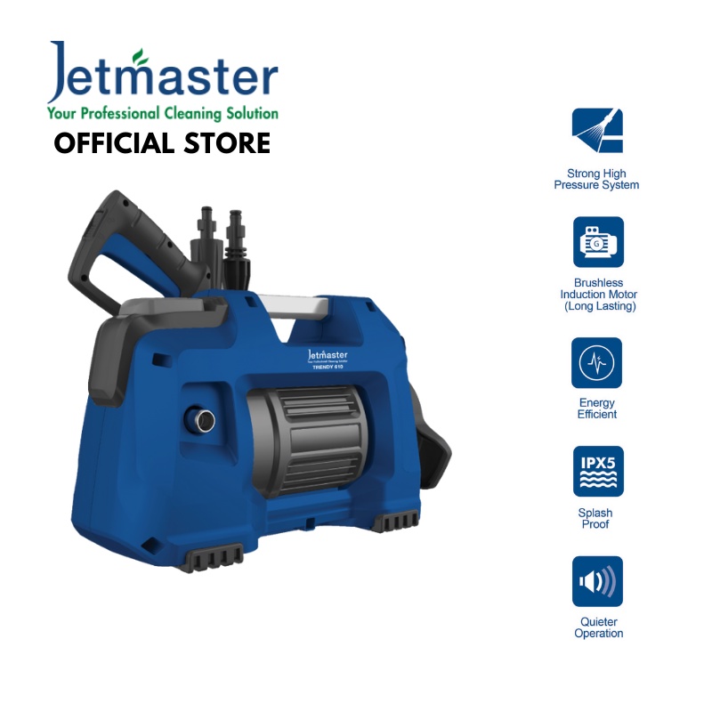 Jetmaster TRENDY610 High Pressure Cleaner Water Jet Sprayer | Shopee ...