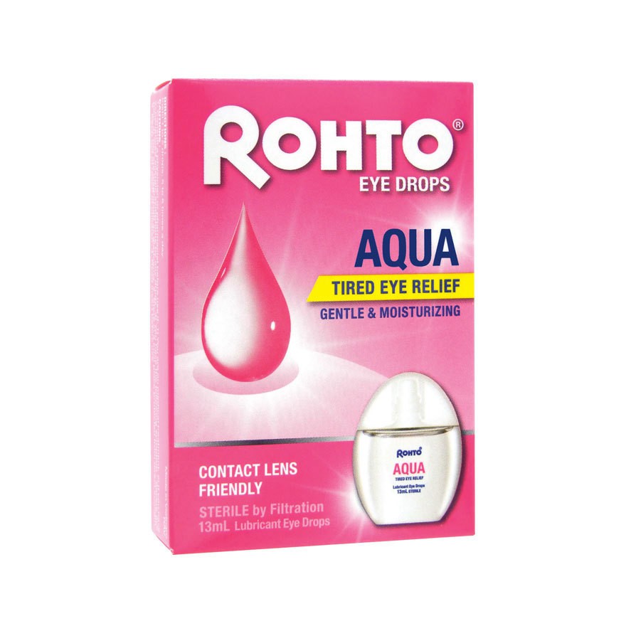 ROHTO JAPAN Eye Drops Aqua 13ml | Shopee Malaysia