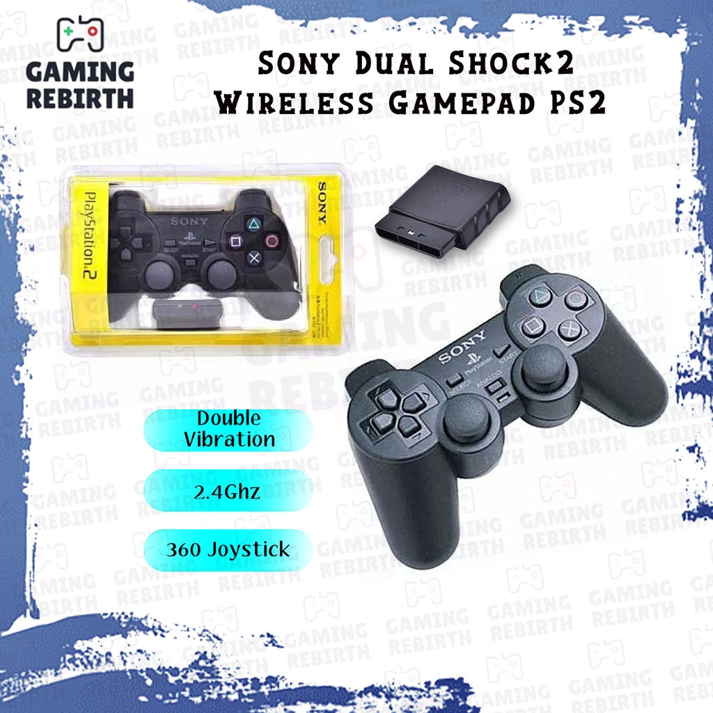 Sony Dual Shock2 Wireless Gamepad PS2 Playstation 2 Joystick Controller ...