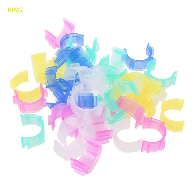 KING Colorful Bobbin Clips 50 Pcs Thread Clamps Organizer Fastener Clip ...