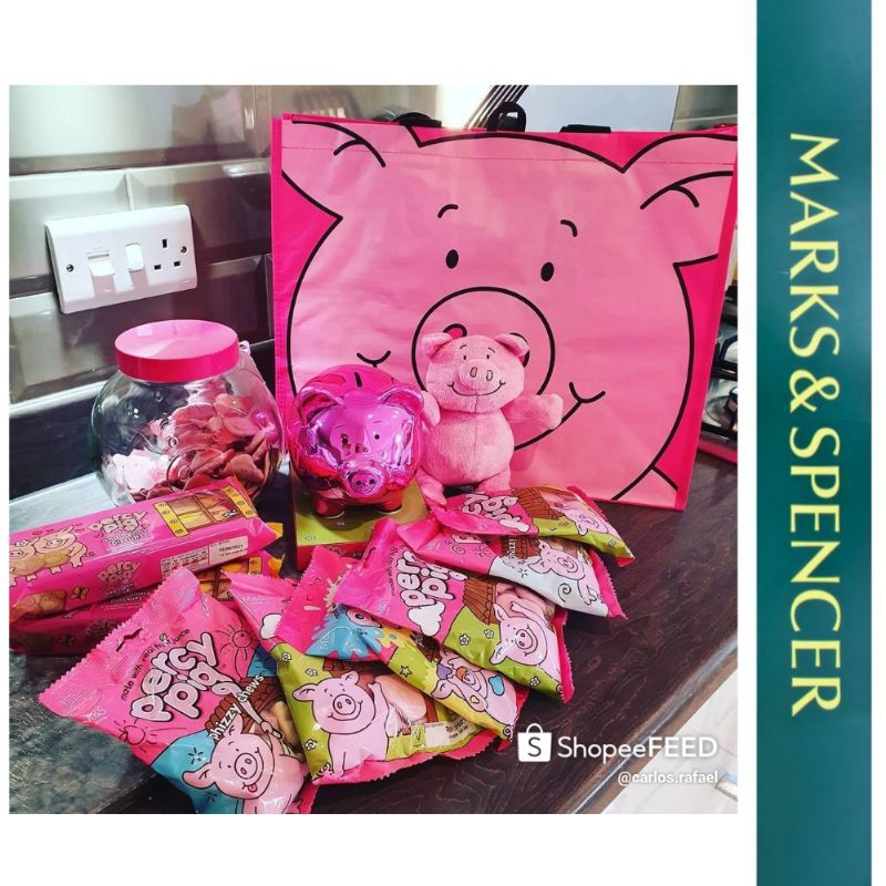 M&S Marks and Spencer Percy Pig Halal Plant Based Vegan Gluten Free Gummies-Phizzy Pig Tails/And ...