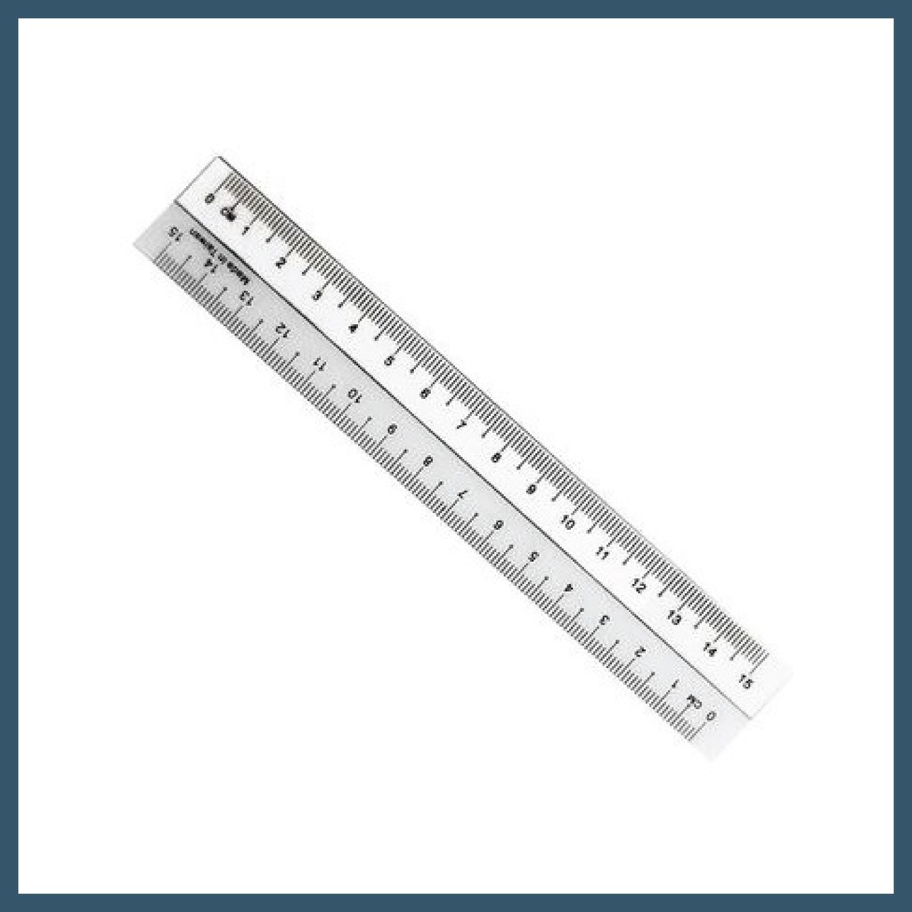 Plastic Ruler Pembaris Plastik 15CM | Shopee Malaysia