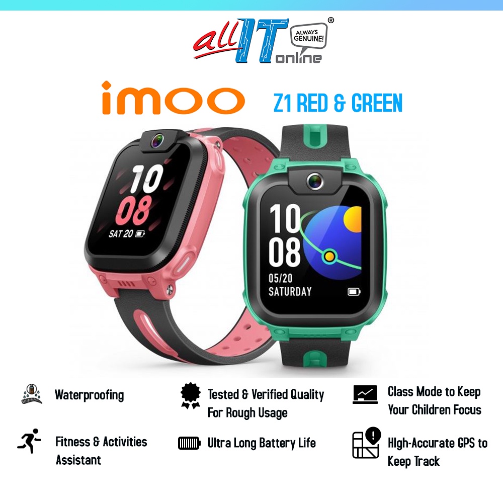 imoo Watch Phone Z1 Kids Smart Watch/Video Call/Waterproof/GPS Locating ...