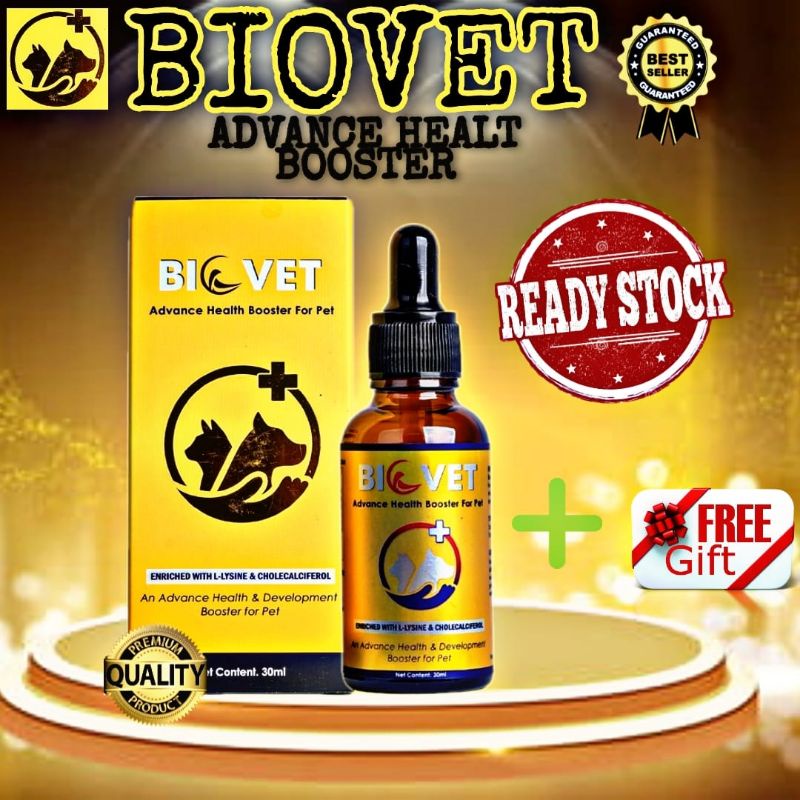 BIOVET ADVANCE HEALTH BOOSTER FOR CAT GROWTH / IMMUNE BOOSTER / VITAMIN ...